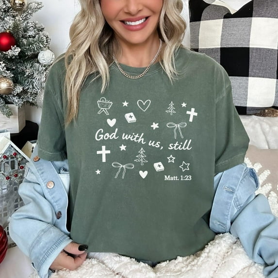 Christian Faith Season Shirt, God With Us, Jesus Season Tshirt ...