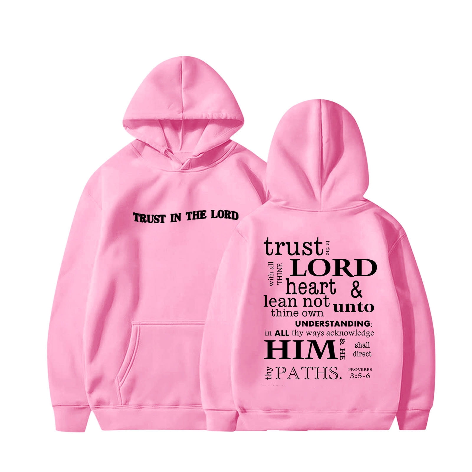 Christian Faith Sweatshirt Baby TRUST IN THE LORD Hoodies Jesus Loves ...