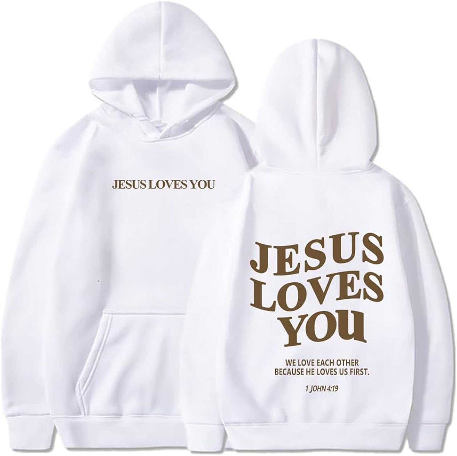 Christian Faith Sweatshirt Jesus is King Hoodie Jesus Loves You Sweater ...