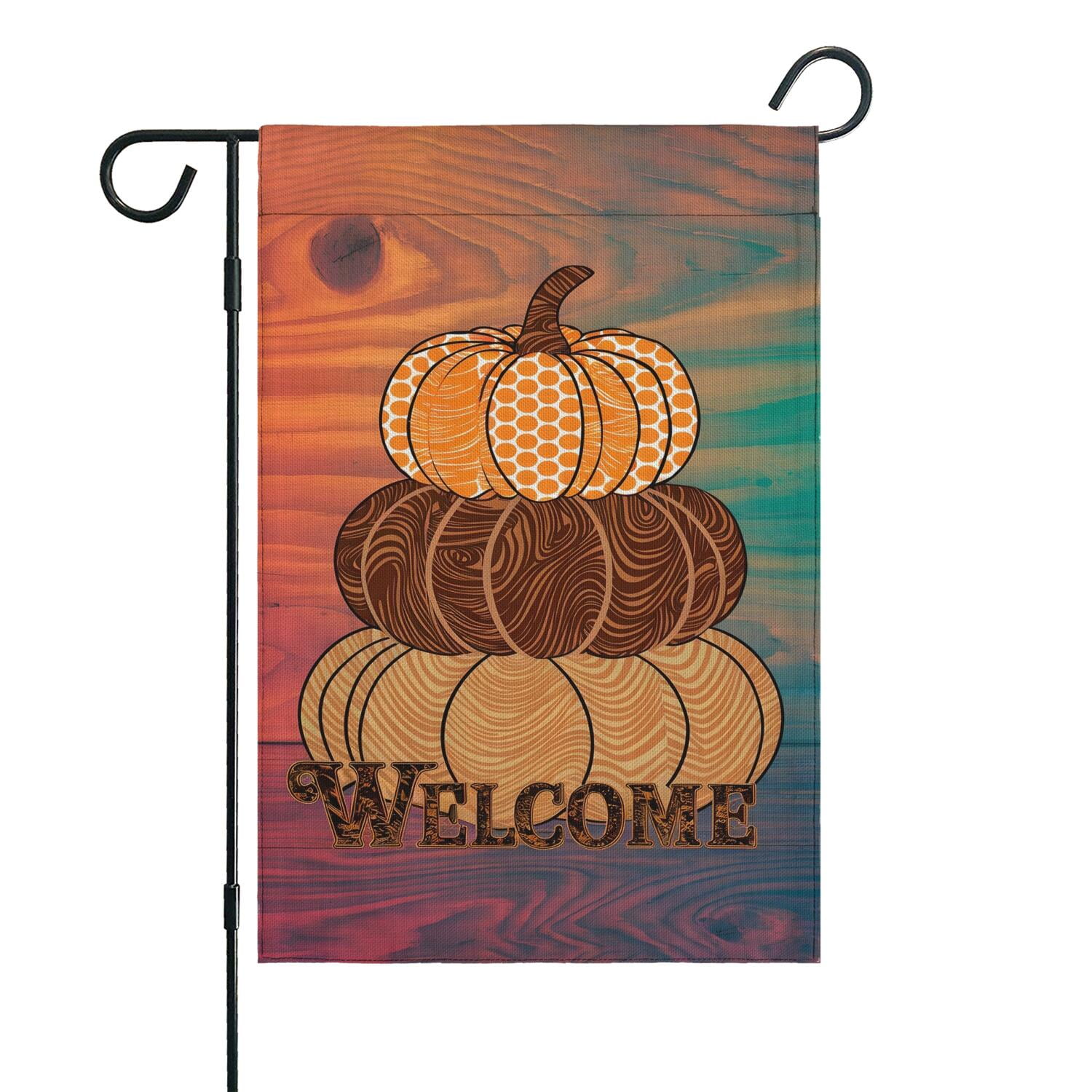 Christian Fall Garden Flag 12x18 Inch Double Sided Burlap Fall for ...