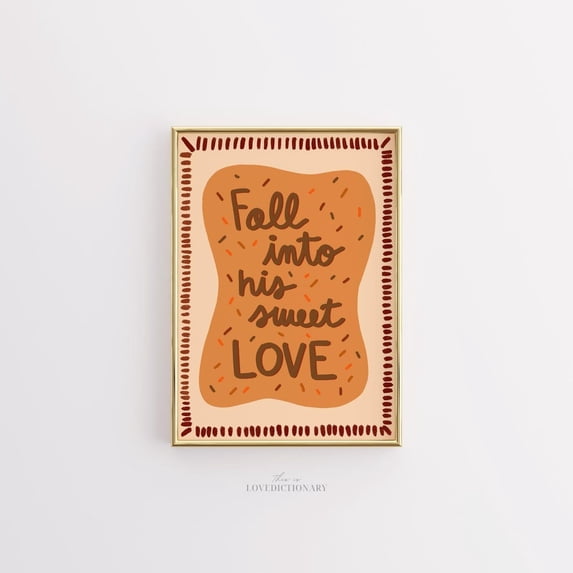Christian Fall Wall Art Autumn Bible Verse Jesus Faith Quote, Stretched ...