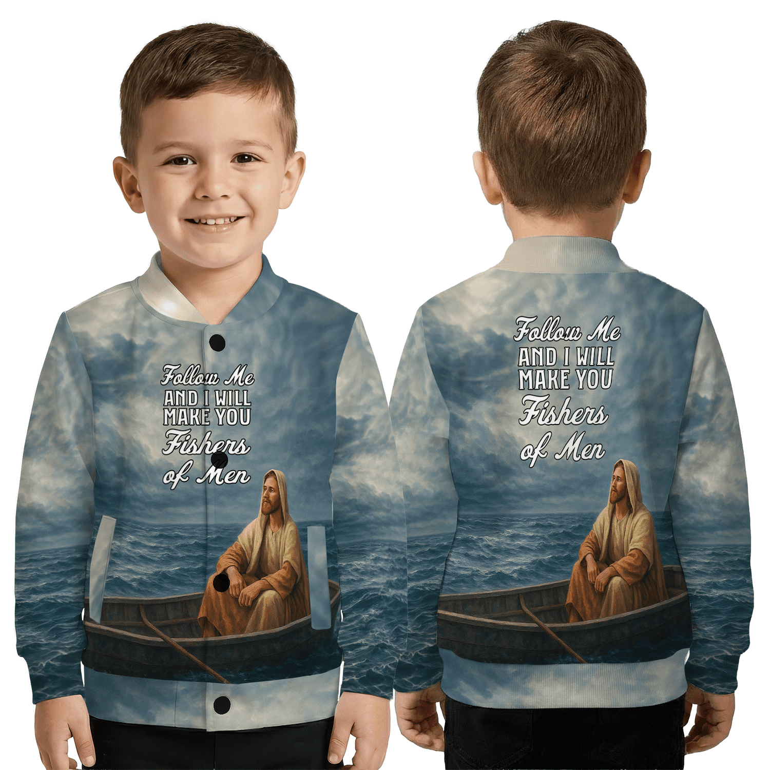 Christian Fisher Follow Me Jacket – Inspirational Jesus Faith Baseball ...