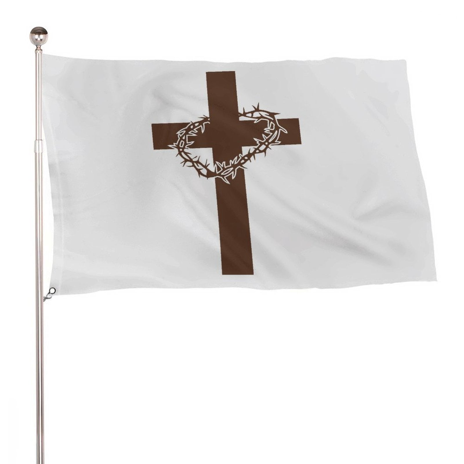 Christian Flag, Religious Flags Heavy Duty Polyester Falgs, Double ...