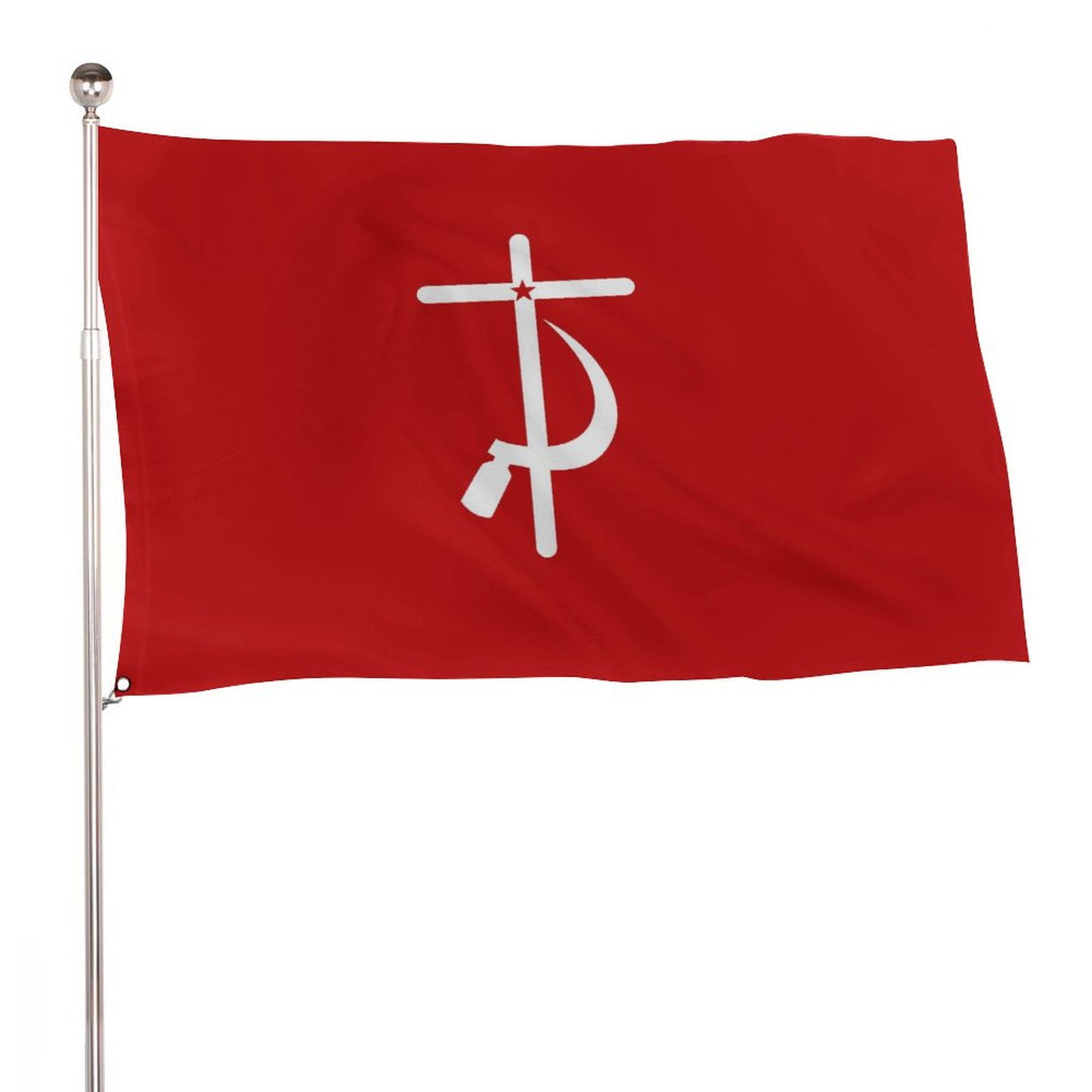 Christian Flag, Religious Flags Heavy Duty Polyester Falgs, Double ...