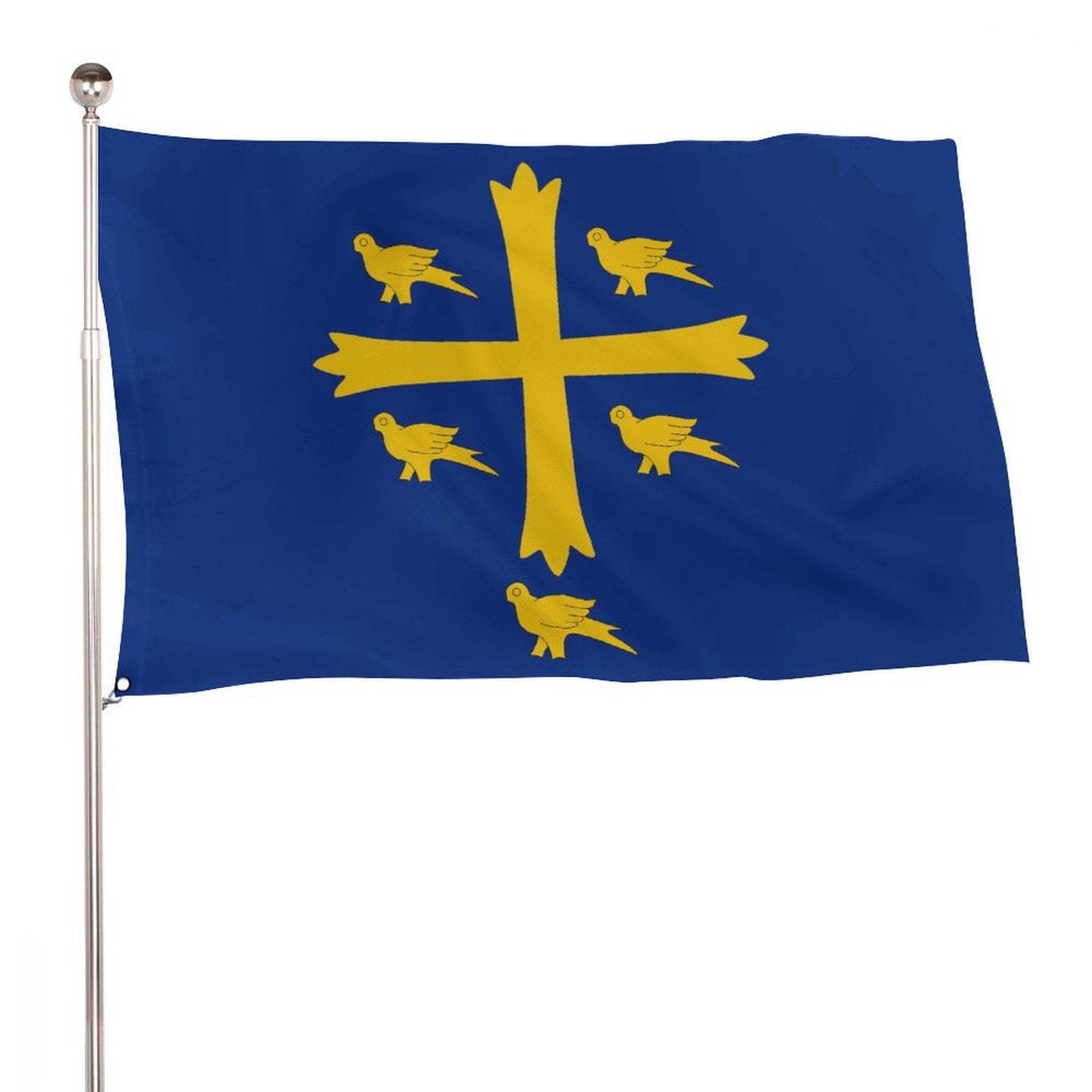Christian Flag, Religious Flags Heavy Duty Polyester Falgs, Double ...