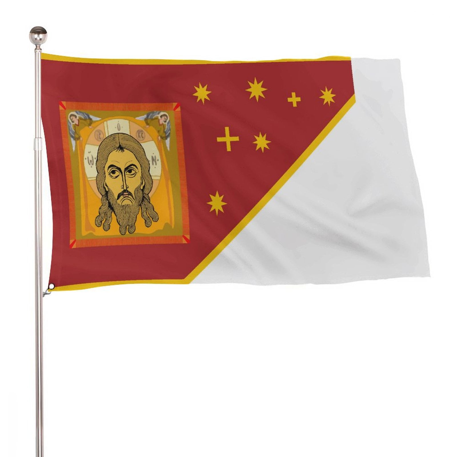 Christian Flag, Religious Flags Heavy Duty Polyester Falgs, Double ...