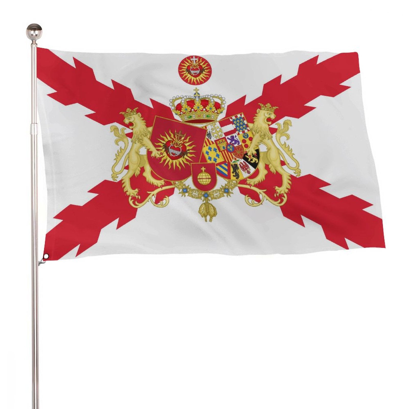 Christian Flag, Religious Flags Heavy Duty Polyester Falgs, Double Sided Flags Banner With 2 ...