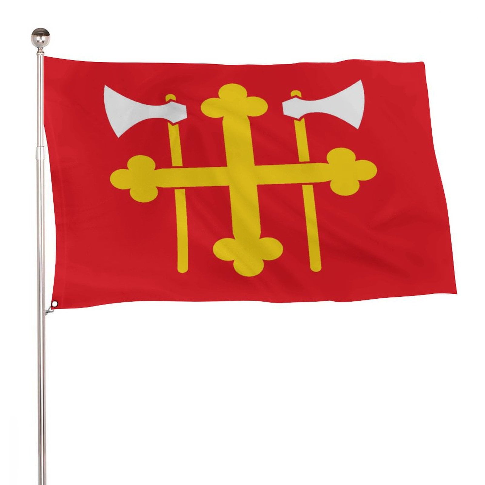 Christian Flag, Religious Flags Heavy Duty Polyester Falgs, Double ...