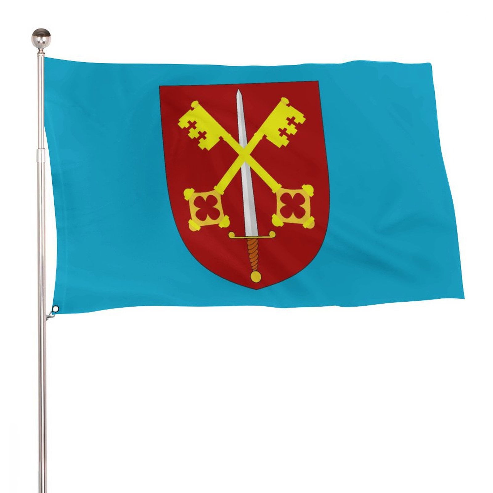 Christian Flag, Religious Flags Heavy Duty Polyester Falgs, Double ...