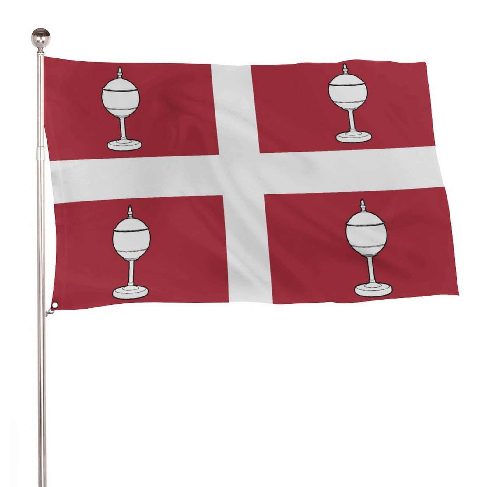 Christian Flag, Religious Flags Heavy Duty Polyester Falgs, Double Sided Flags Banner With 2 ...