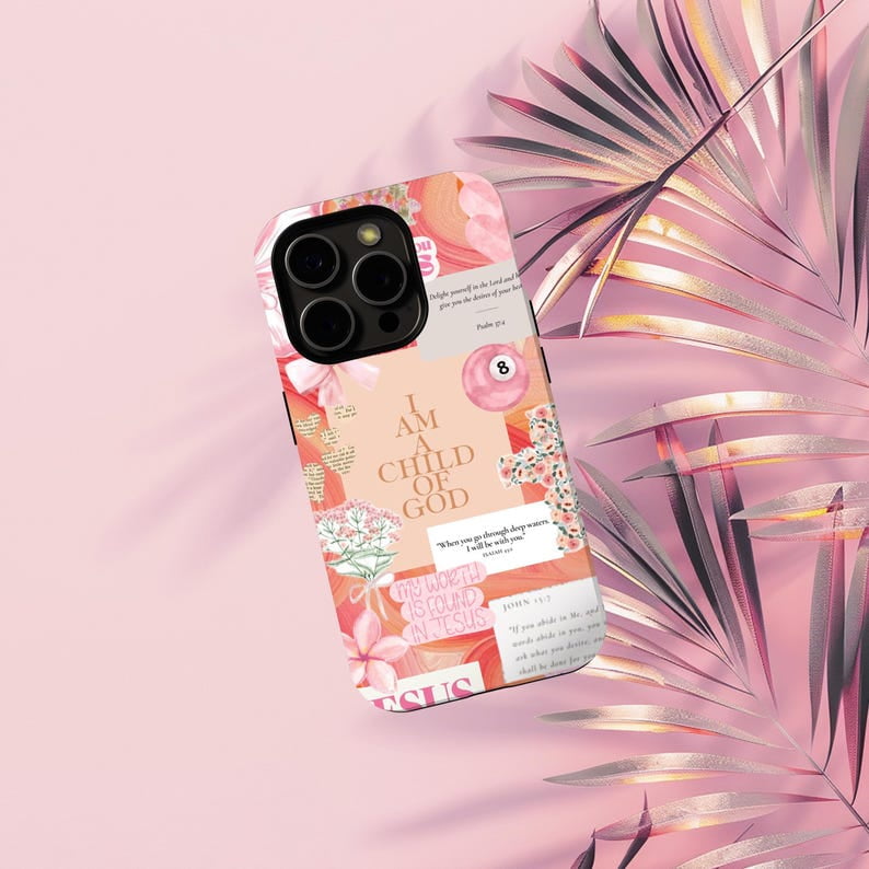 Christian Floral Bible Phone Case Compatible with iPhone 11 to 16 ...