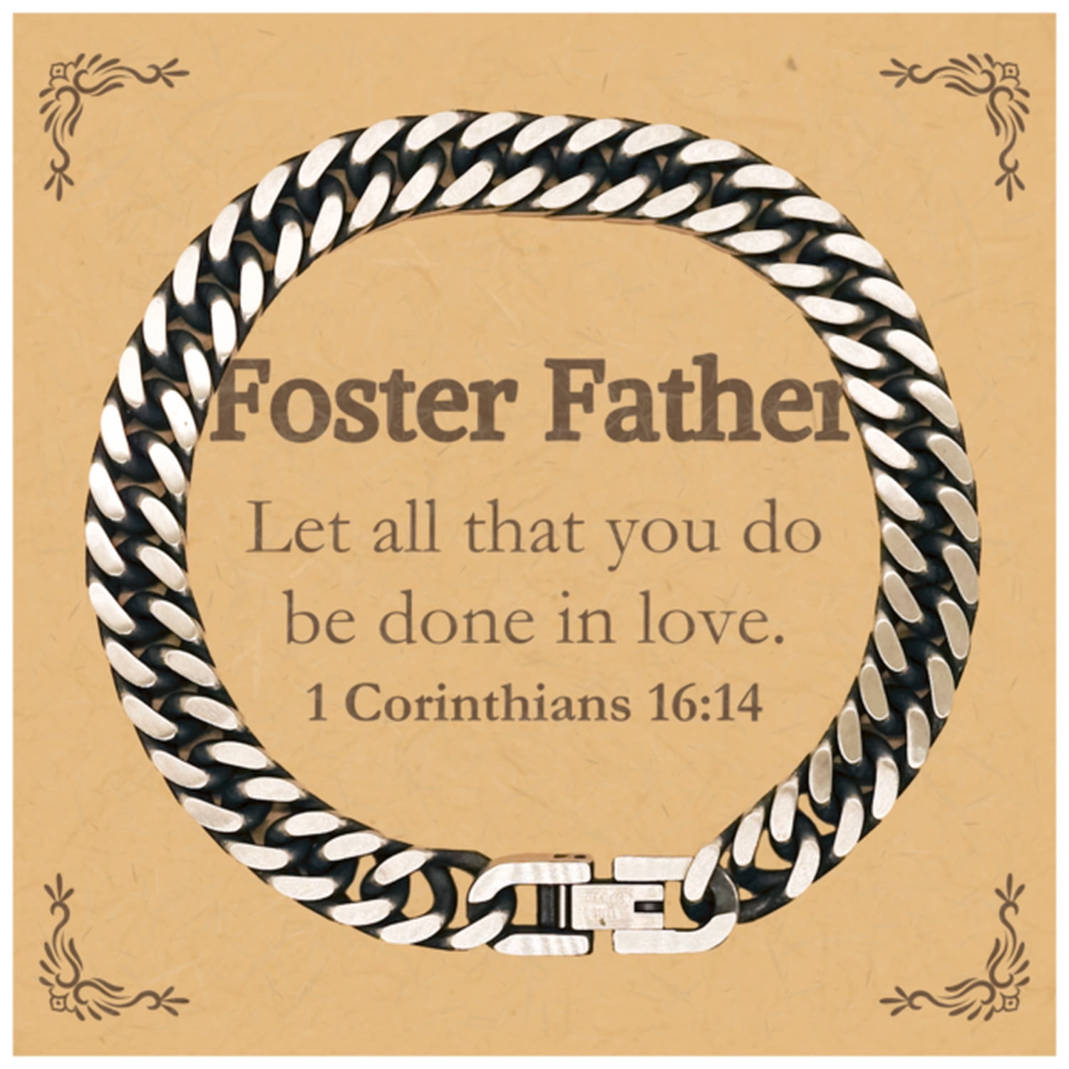 Christian Foster Father Gifts, Let all that you do be done in love ...