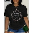 Christian Gift - The Lord is My Strength and Song T-Shirt Small ...