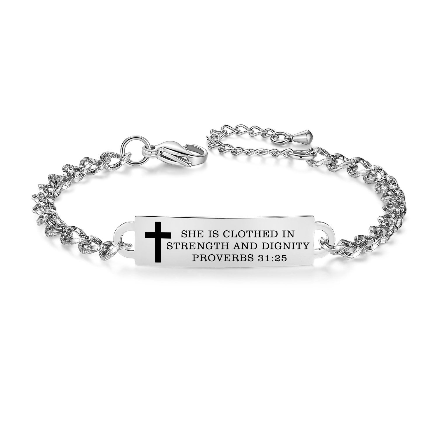 Christian Gift for Women Bible Verse Bracelet Inspirational Jewelry ...