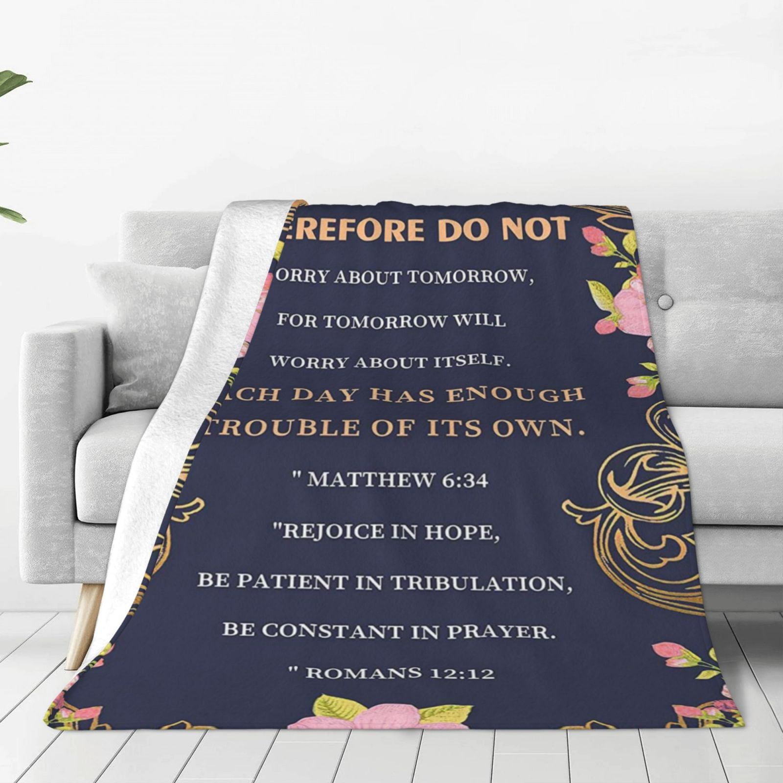 Christian Gift for Women Religious Gifts Scripture Throw Blanket ...