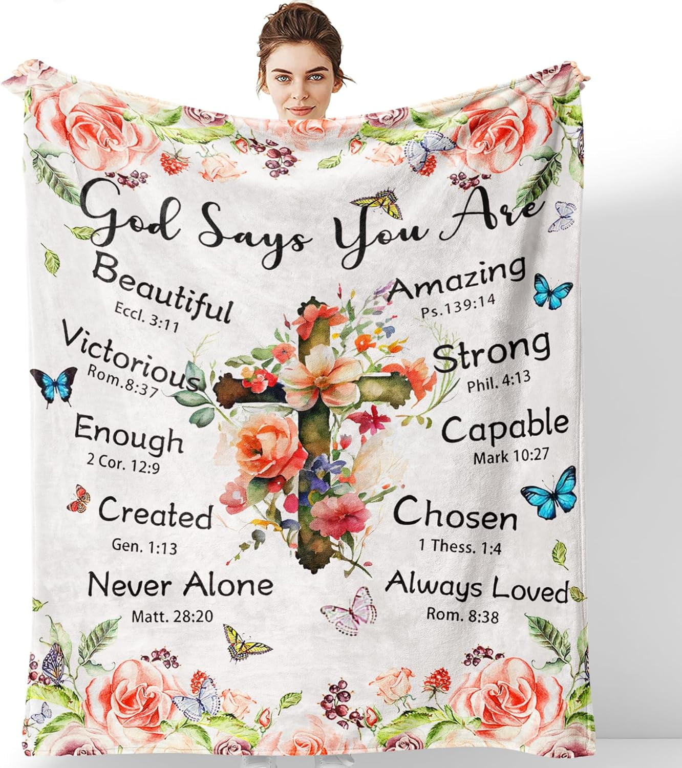 Christian Gifts Blanket 50"X60", Christian Gifts for Women, Religious ...