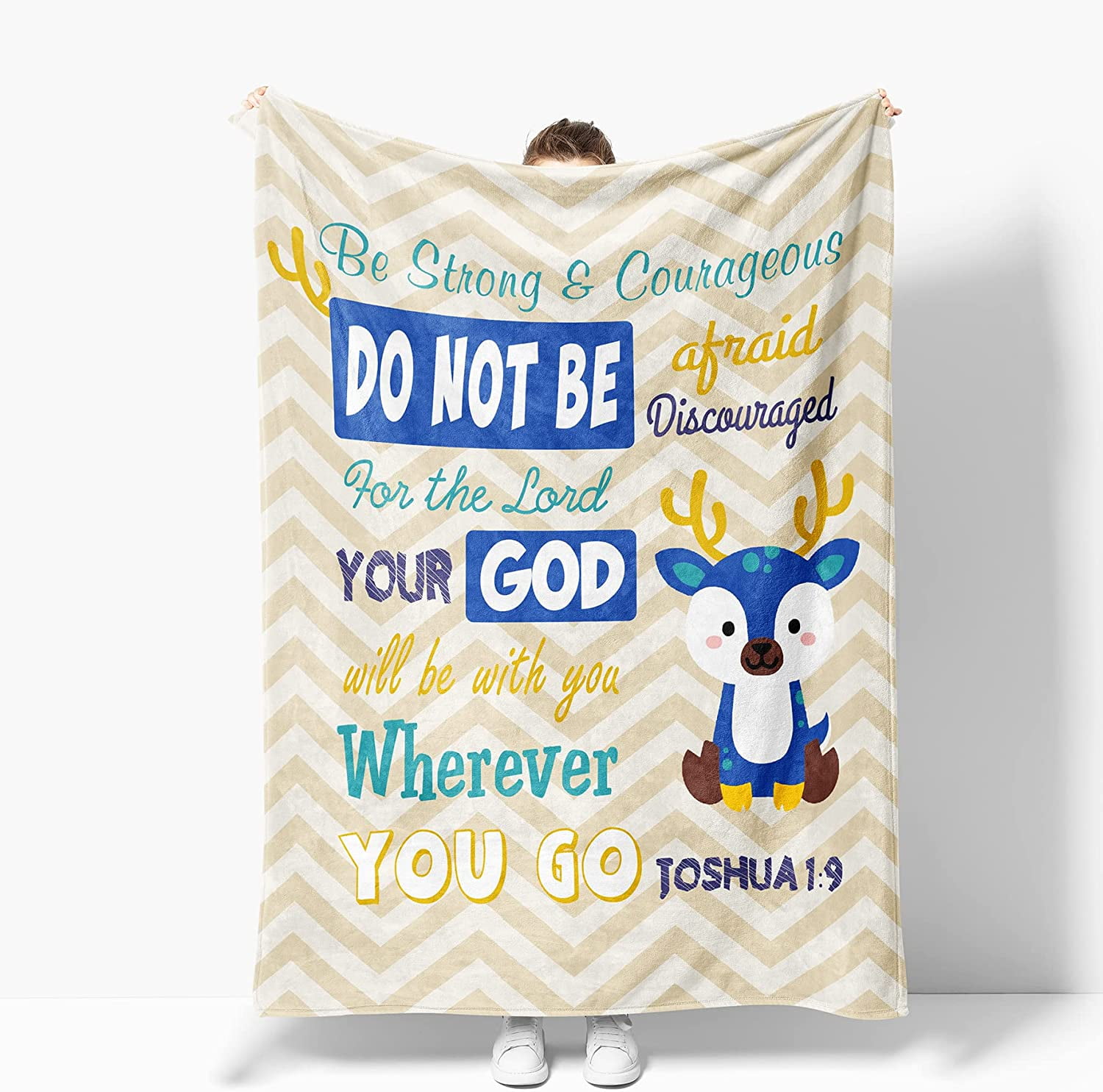 Christian Gifts for Kids - Religious Baby Shower Blanket - Baptism ...