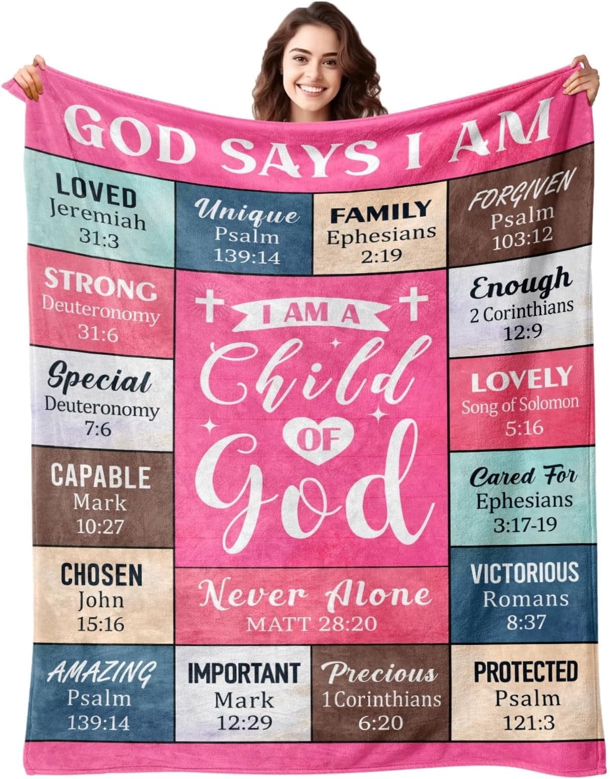 Christian Gifts for Women - Baptism Gifts for Girl - I Am A Of God ...