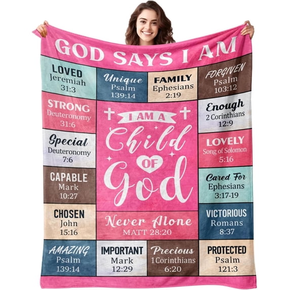 Christian Gifts for Women - Baptism Gifts for Girl - I Am A Of God ...
