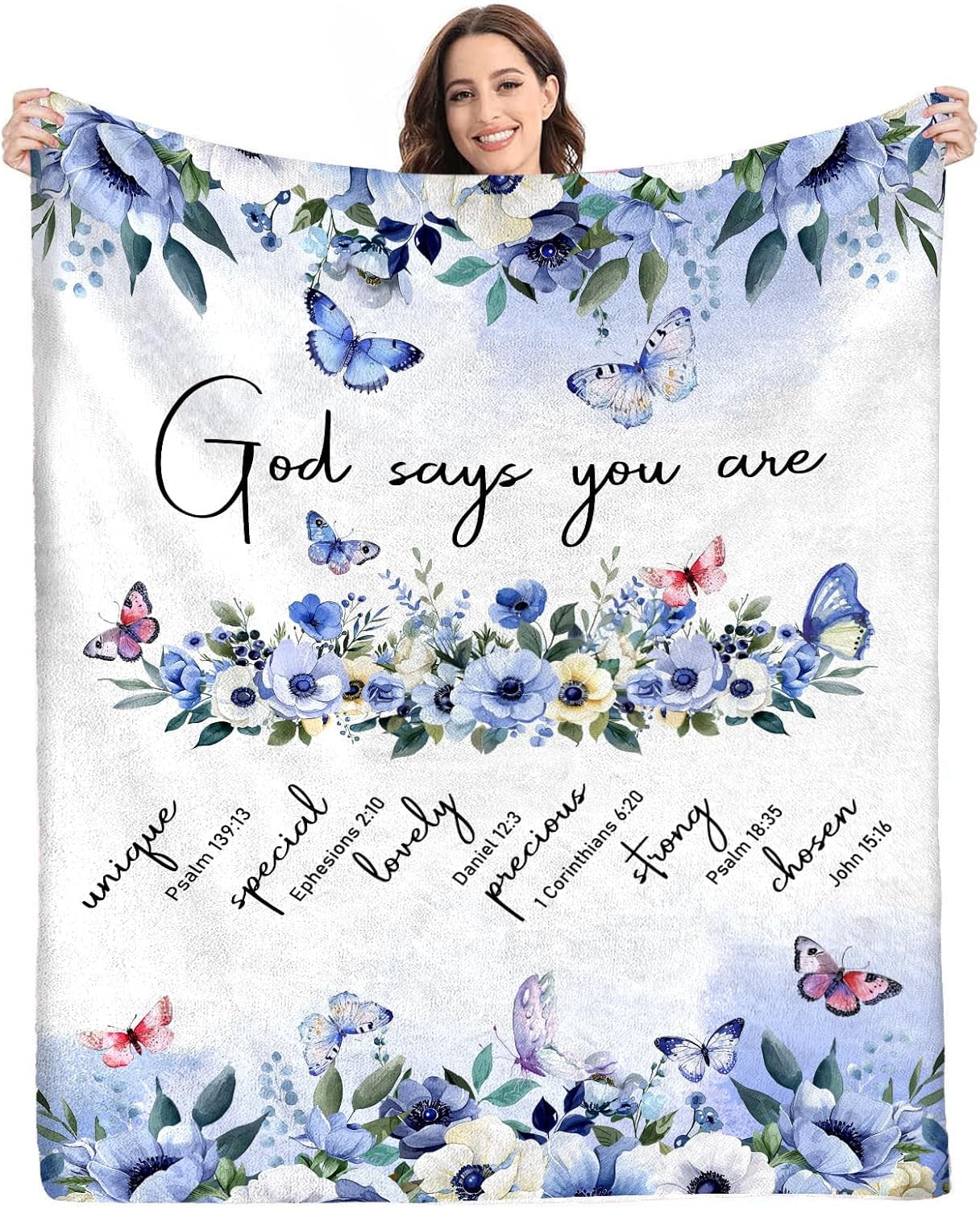 Christian Gifts for Women Blanket, Religious Birthday Gifts for Women ...