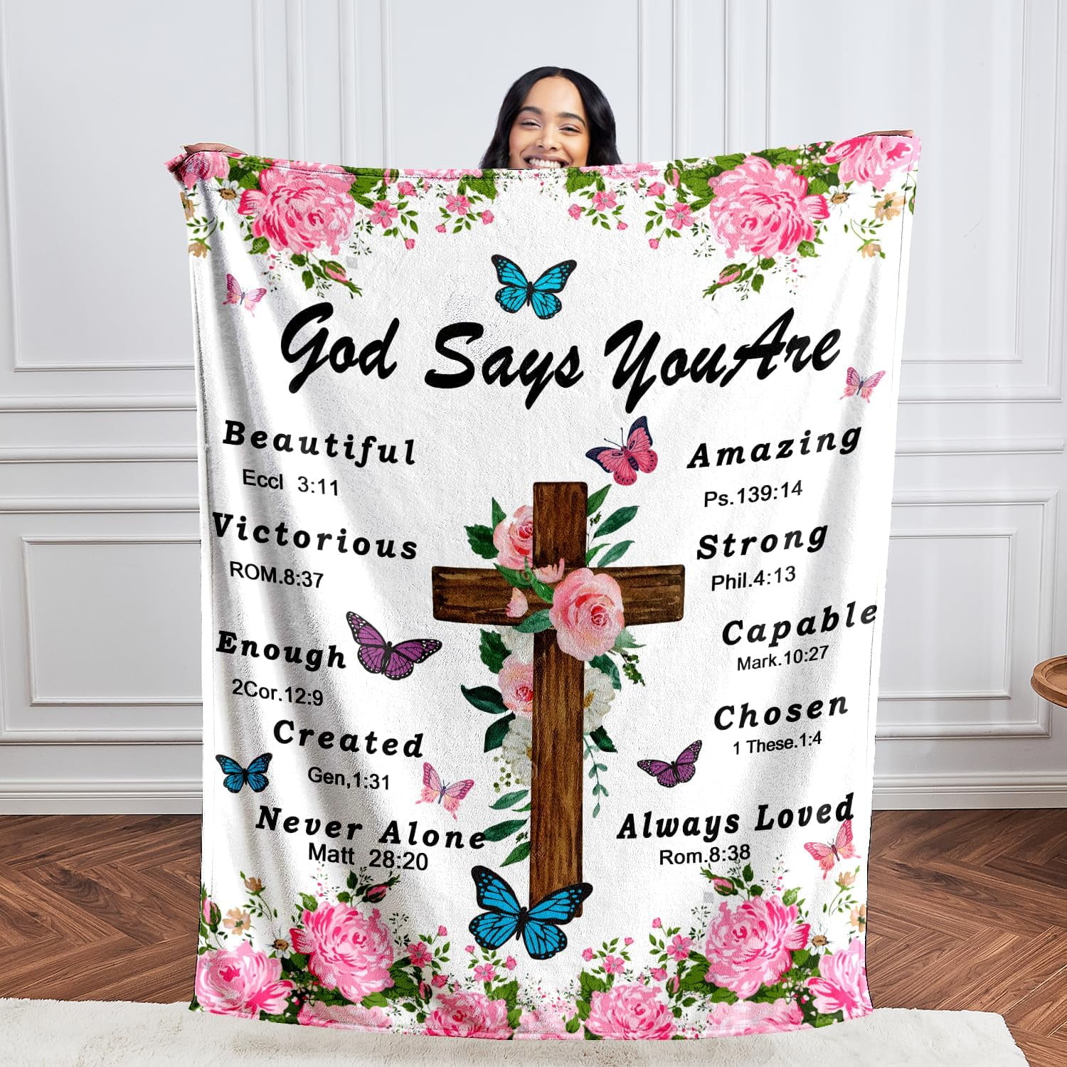 Christian Gifts for Women Christian Blanket for Women -God Say You are ...