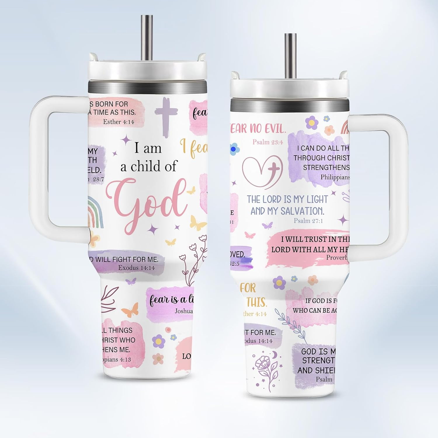 Christian Gifts for Women Coffee Tumbler 40Oz - I Am A Child of God ...