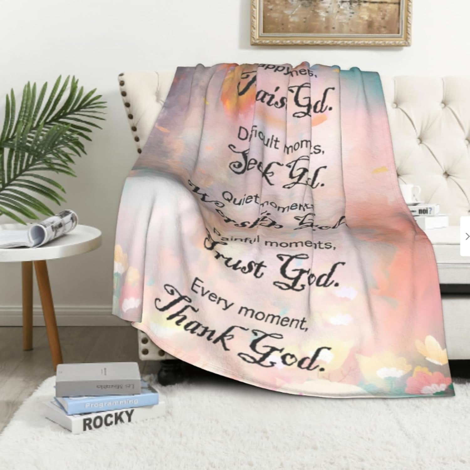 Christian Gifts for Women, Soft Throw Blankets for Women, Religious ...