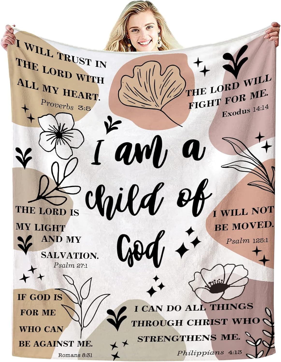 Christian Gifts for Women Inspirational Bible Verse Blanket Religious ...