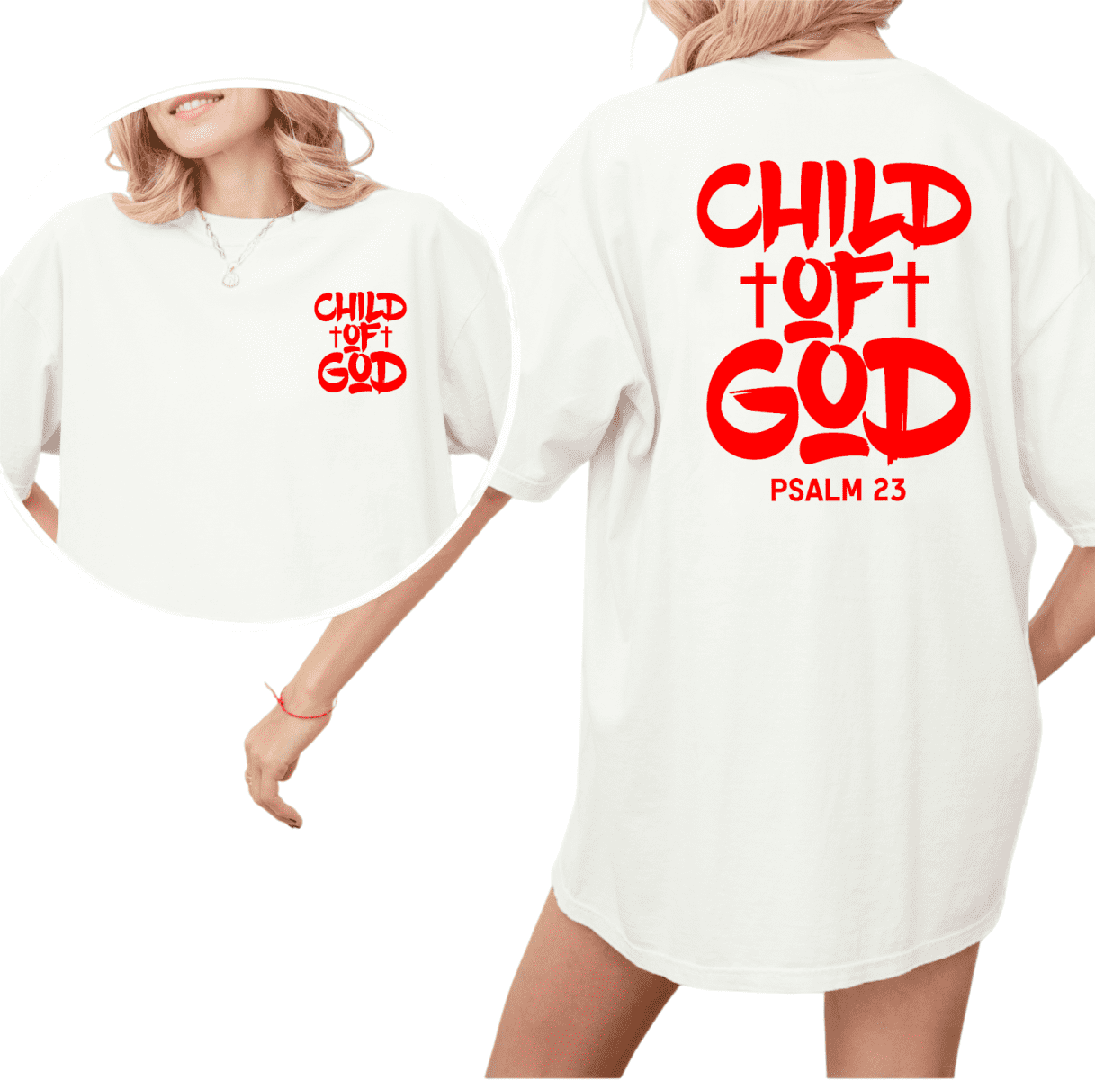 Christian God Child Faith Based Religious Graphic Cotton Soft Comfort ...