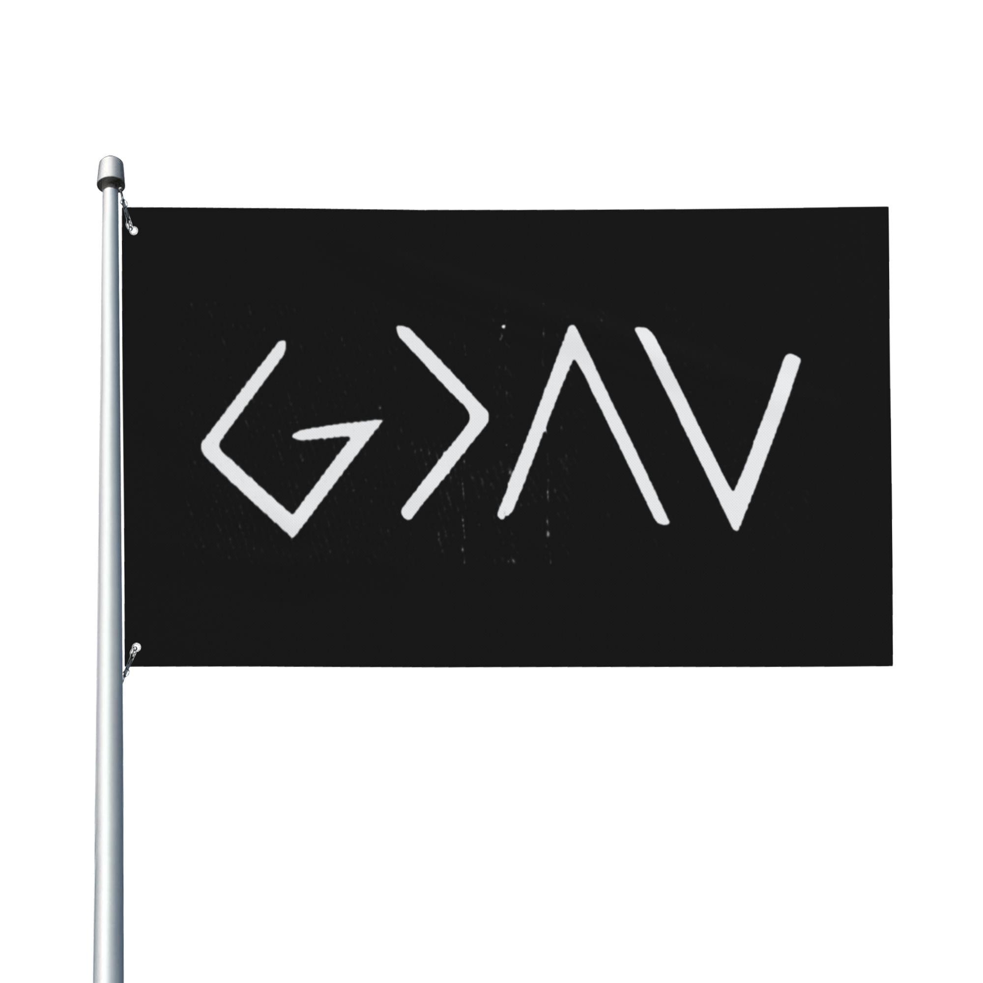 Christian God is Greater Flag Built For Outdoor Use America Banner ...