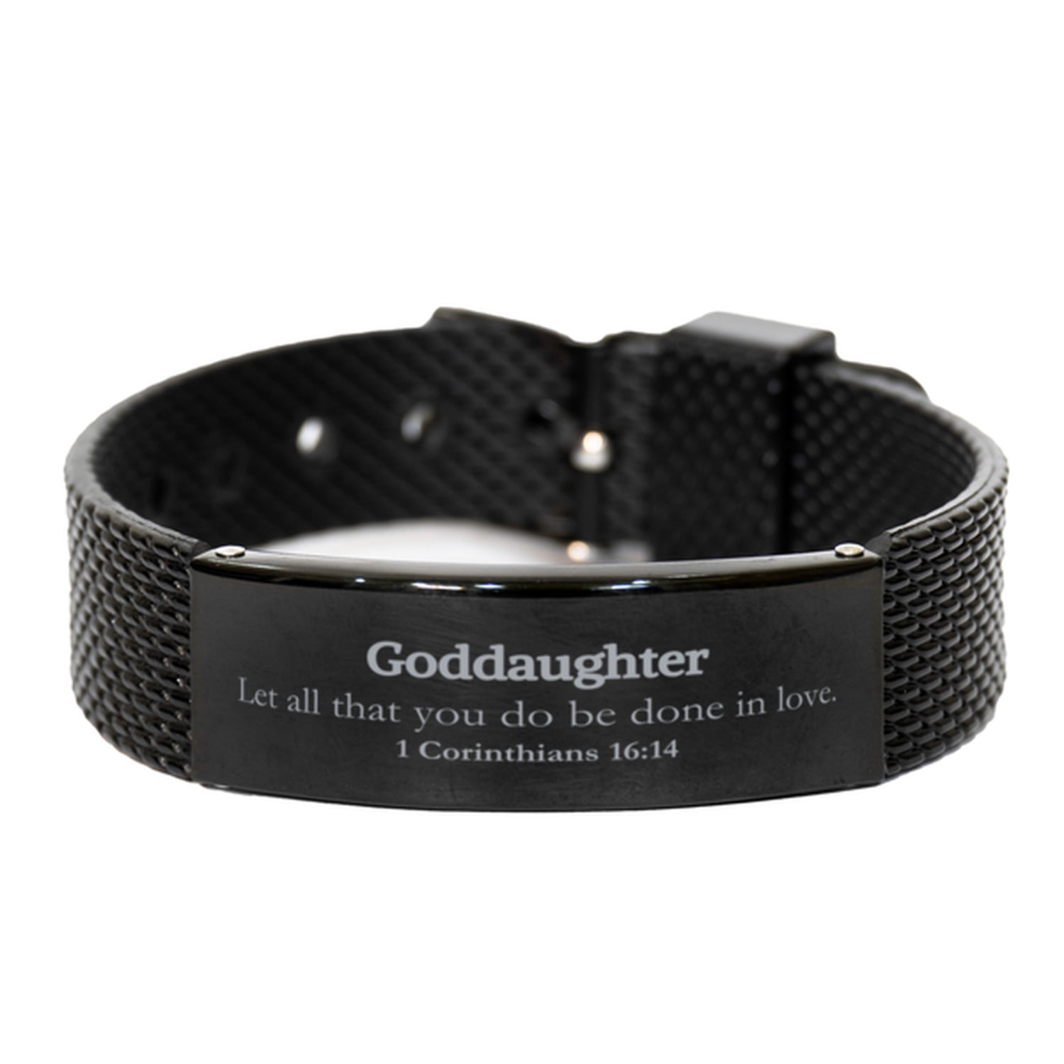 Christian Goddaughter Gifts, Let all that you do be done in love, Bible ...