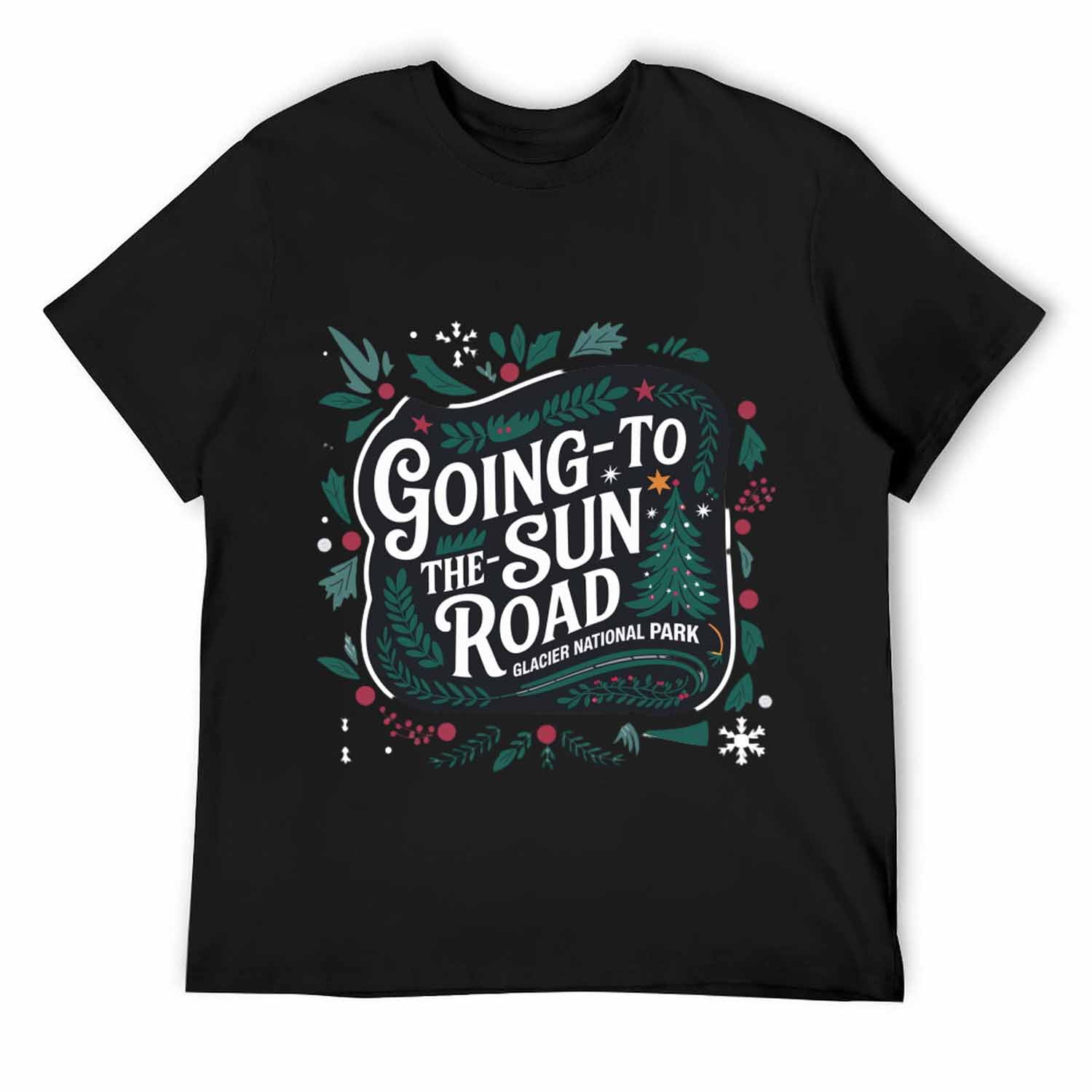 Christian Going-To-The-Sun Road Glacier National Park & Cross Leopard Cheetah Ombre Print Jesus ...