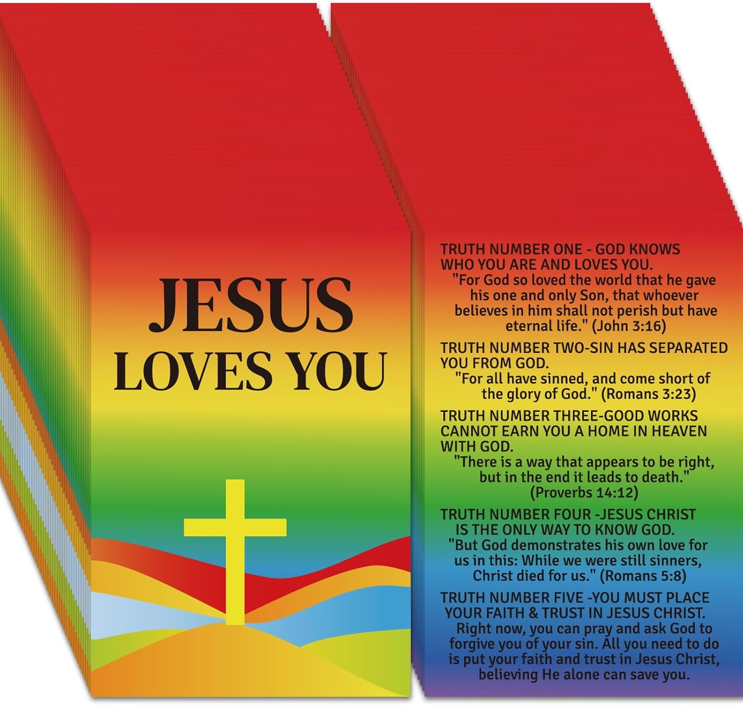 Christian Gospel Tracts and Scripture Cards for Evangelism, Outreach ...