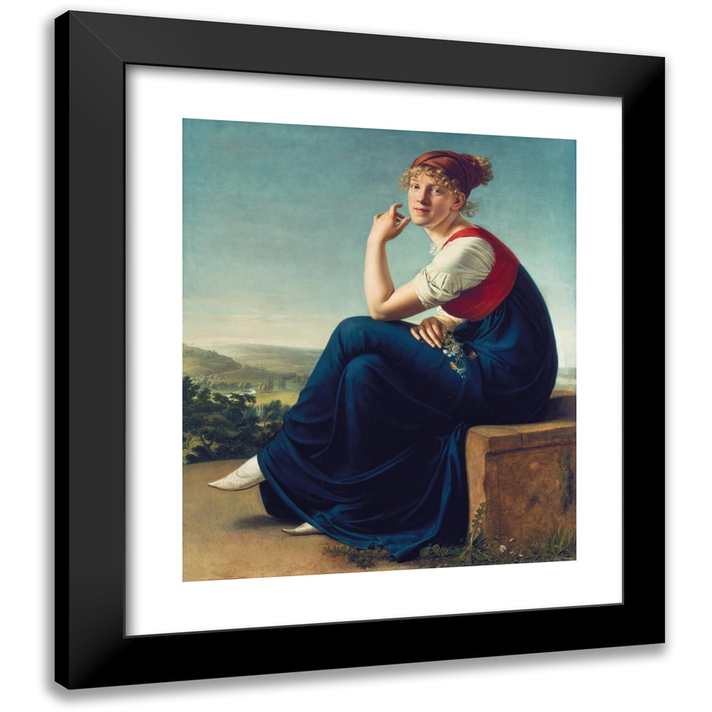 Christian Gottlieb Schick 12x14 Black Modern Framed Museum Art Print ...