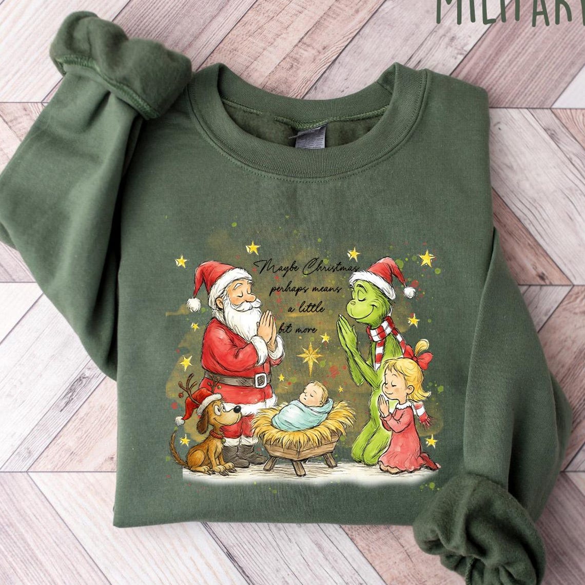 Christian Green Christmas, Funny Mean Guy Christmas, Grinch And Santa ...