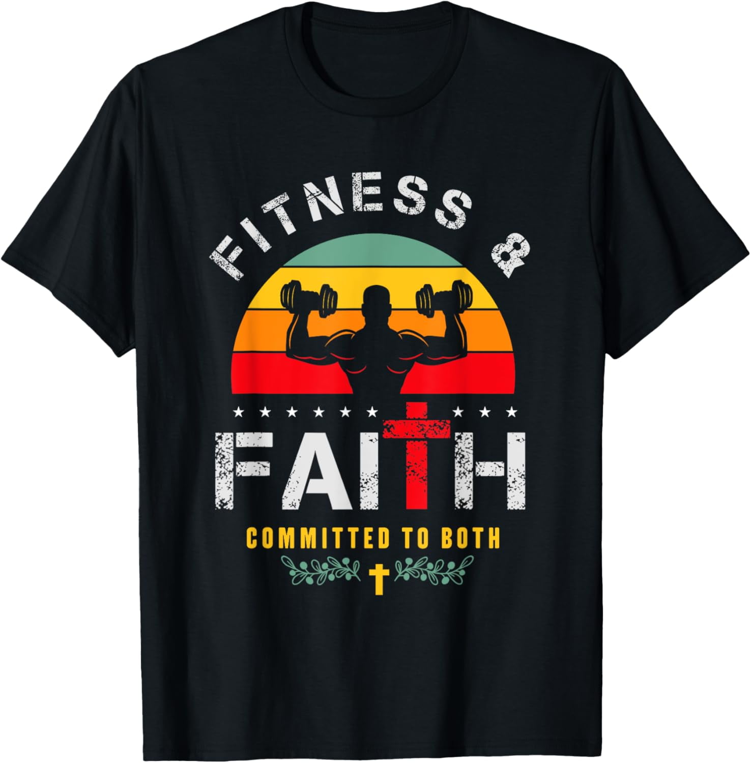 Christian Gym and Jesus Gym for Faith and Fitness T-Shirt - Walmart.com