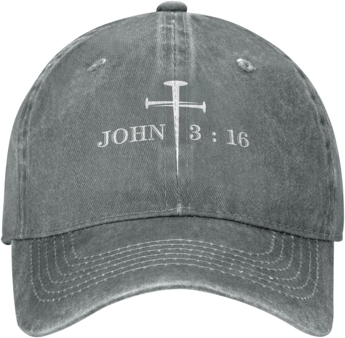Christian Hat John 3 16 for God So Loved The World Bible Verse ...