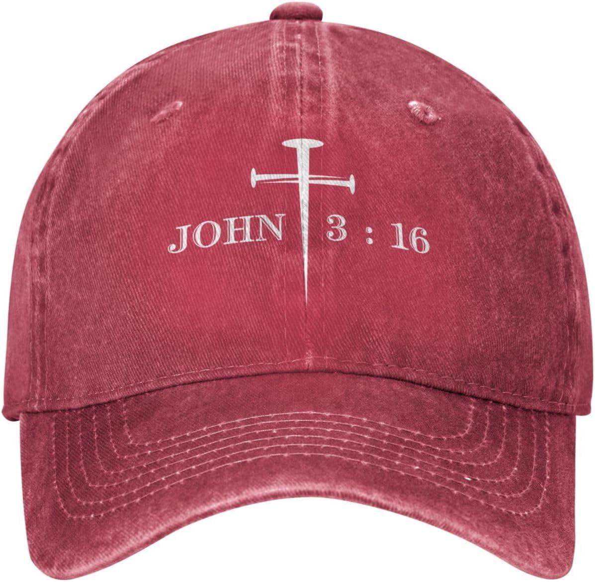 Christian Hat John 3 16 for God So Loved The World Bible Verse ...