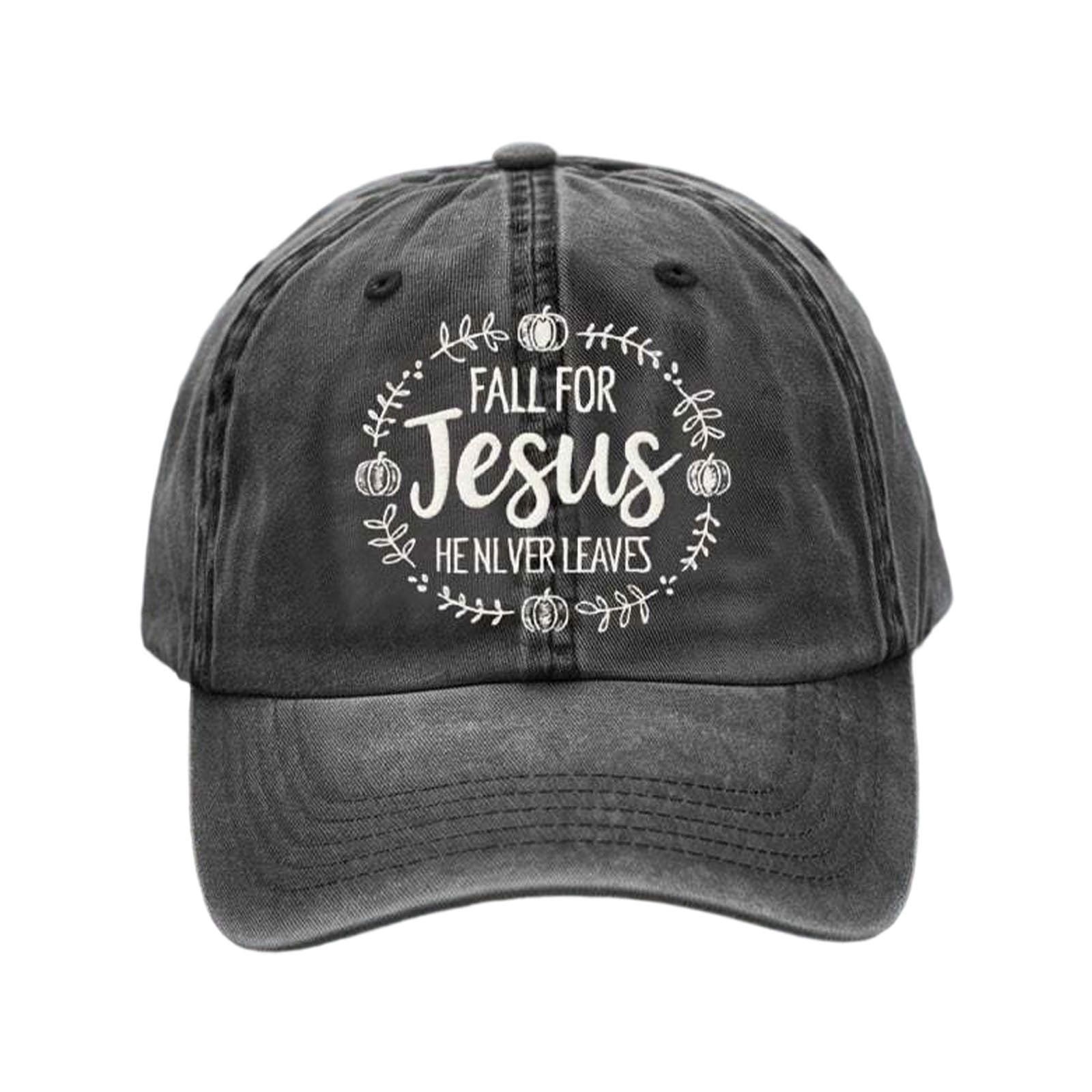 Christian Hats for Men Women Jesus Baseball Caps Faith Religious Gifts ...