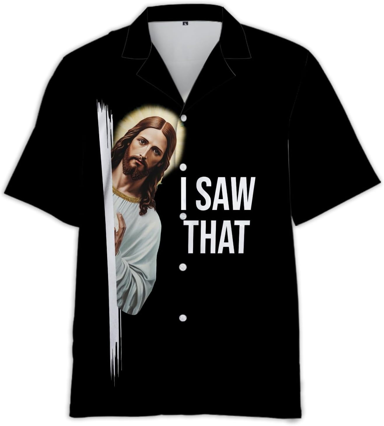 Christian Hawaiian Shirt for Men - My Savior Print Button Down - Short ...