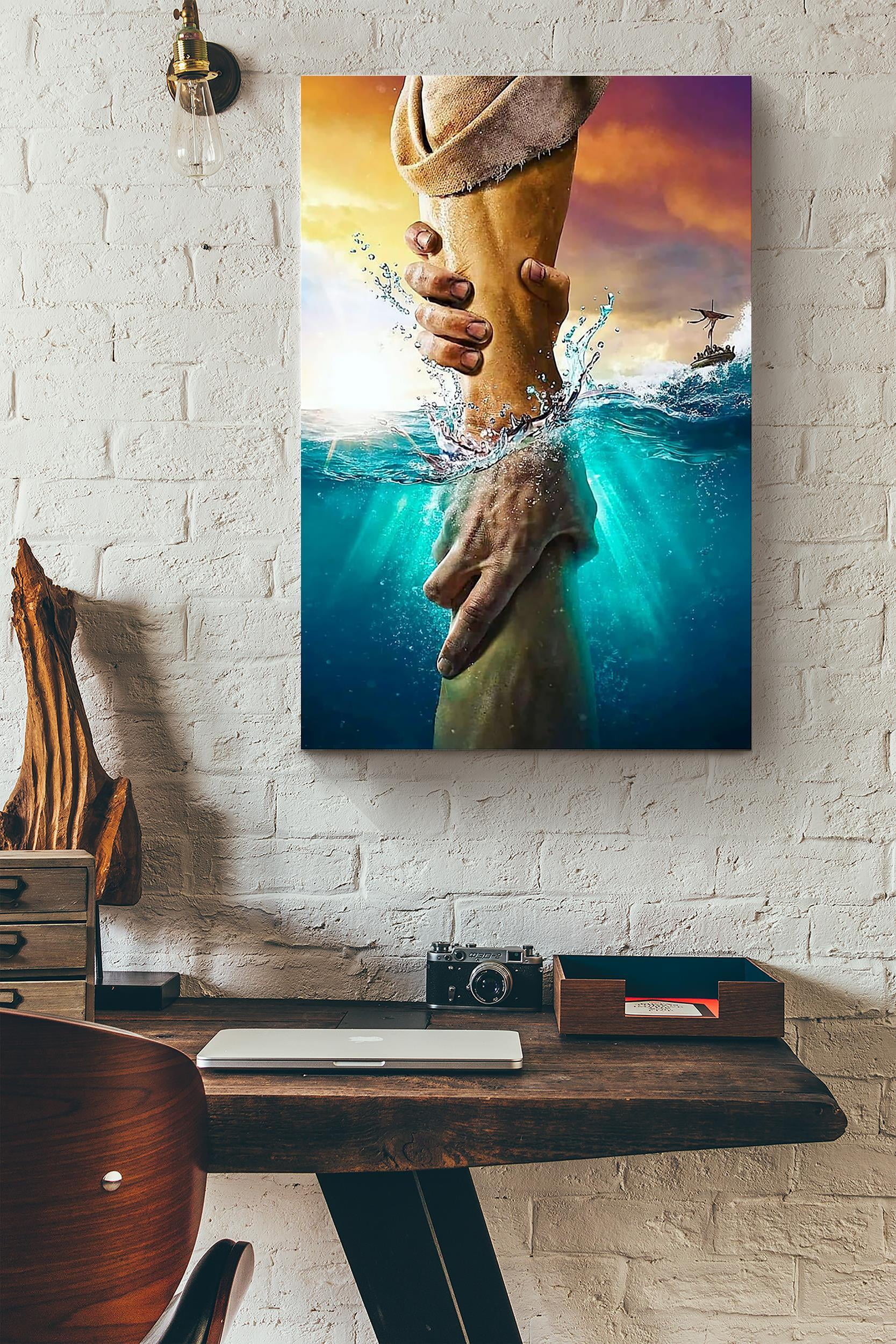 Christian Helping Hands Wrapped Poster 11 x 17 Inch Poster - Walmart.com