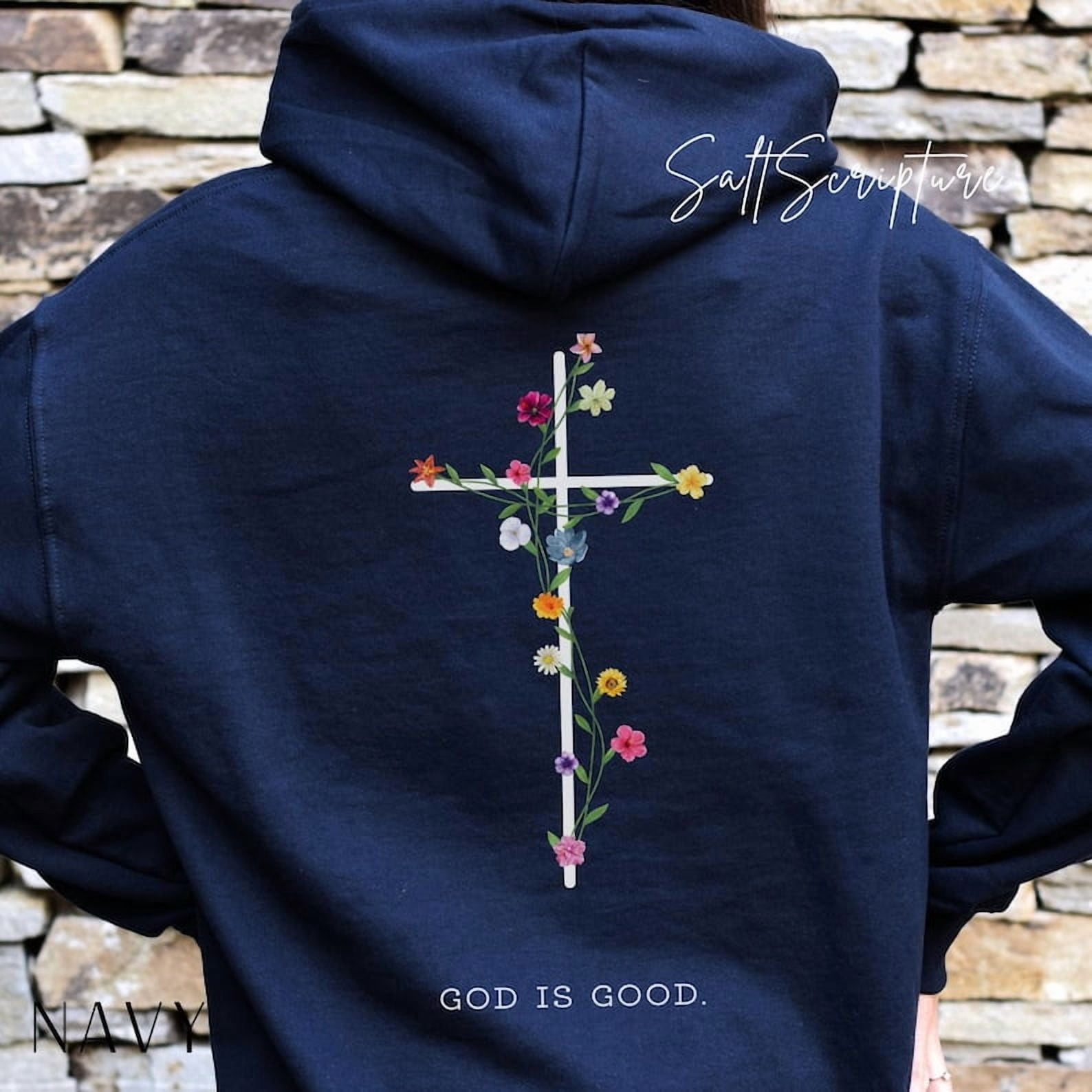 Christian Hoodie, Jesus Hoodie with Words on Back, Bible Verse Hoodie ...