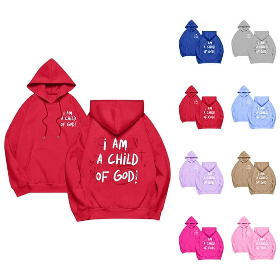 Christian Hoodie for Women 2026 Fall Winter Long Sleeve Cute Bible ...