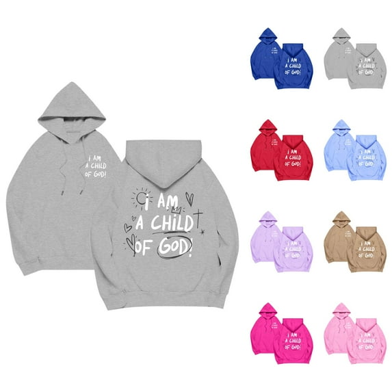 Christian Hoodie for Women 2026 Fall Winter Long Sleeve Cute Bible ...