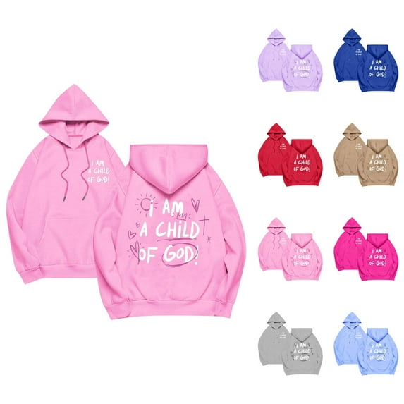 Christian Hoodies for Women 2026 Fall Winter Long Sleeve Casual Cute ...
