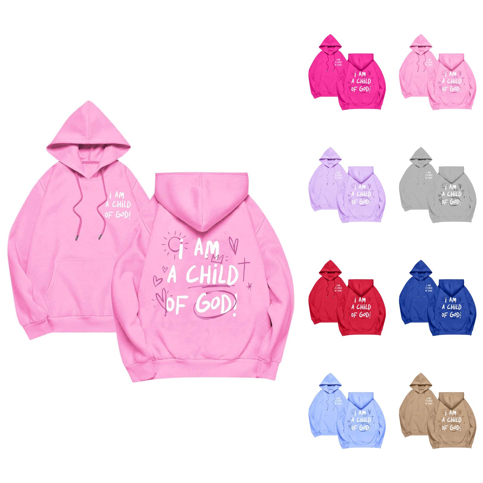 Christian Hoodies for Women 2026 Fall Winter Long Sleeve Casual Cute ...