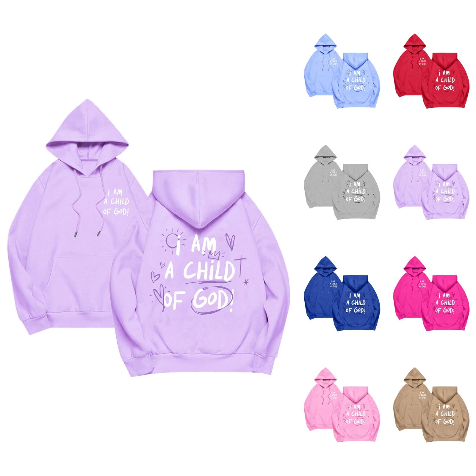 Christian Hoodies for Women 2026 Fall Winter Long Sleeve Casual Cute ...