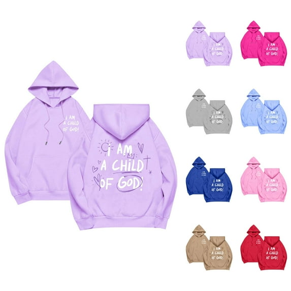 Christian Hoodies for Women 2026 Fall Winter Long Sleeve Cute Bible ...