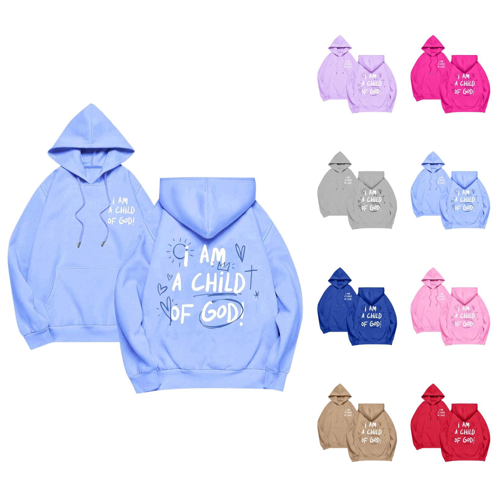 Christian Hoodies for Women 2026 Fall Winter Long Sleeve Cute Bible ...