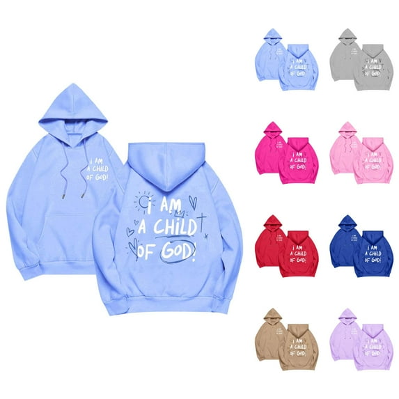 Christian Hoodies for Women 2026 Fall Winter Long Sleeve Cute Bible ...